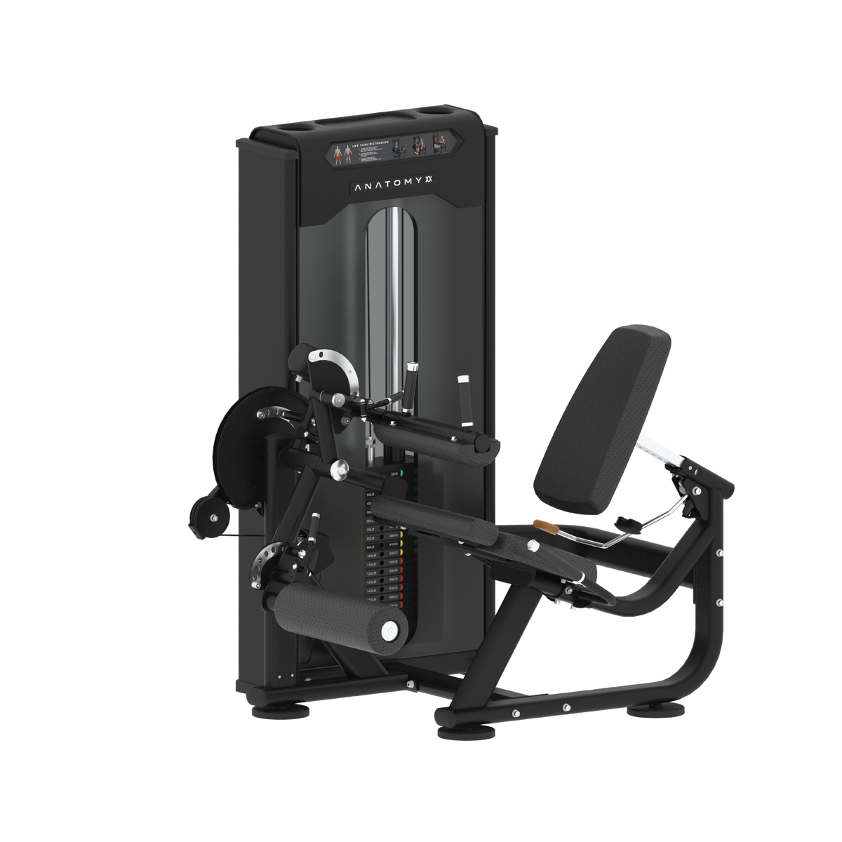 Force USA Plate Loaded Leg Extension / Leg Curl Machine: Built for Rea ...