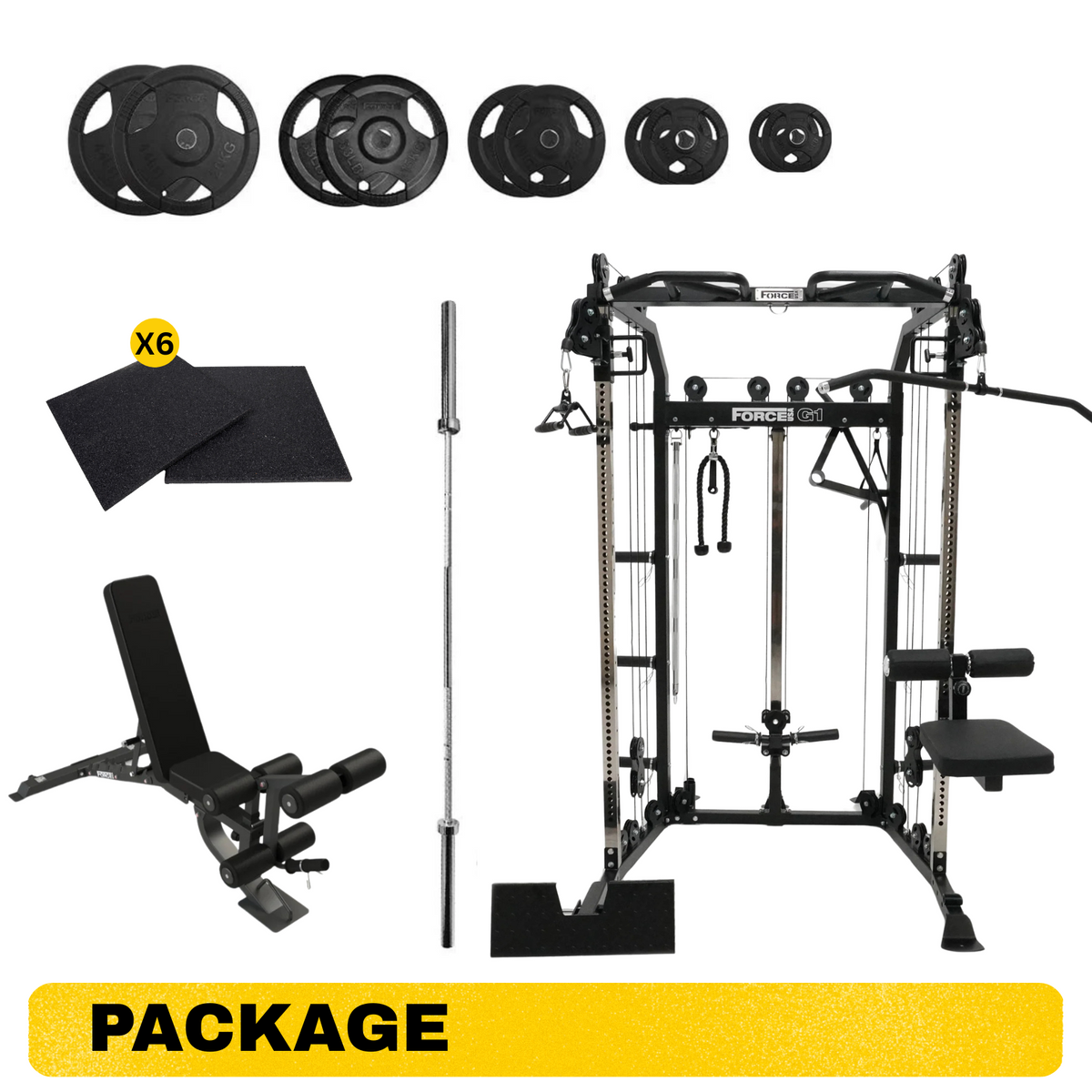 Force USA G1 Home Gym Package – AlQudra Sports Equipment